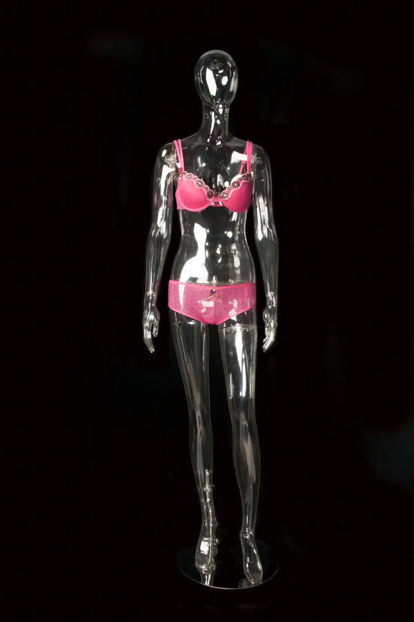 Female Clear Torso Mannequins for Retail Displays | New Tech Display